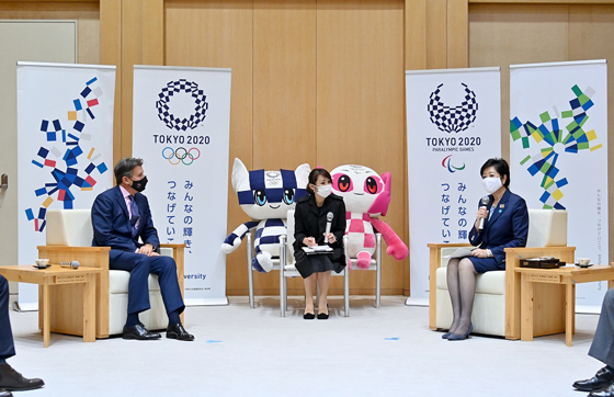 Governor Koike meets with the President of World Athletics -TMG