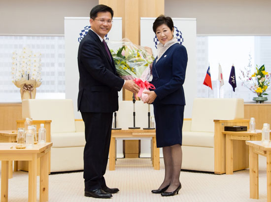 Mayor of Taichung Visits the Governor -TMG